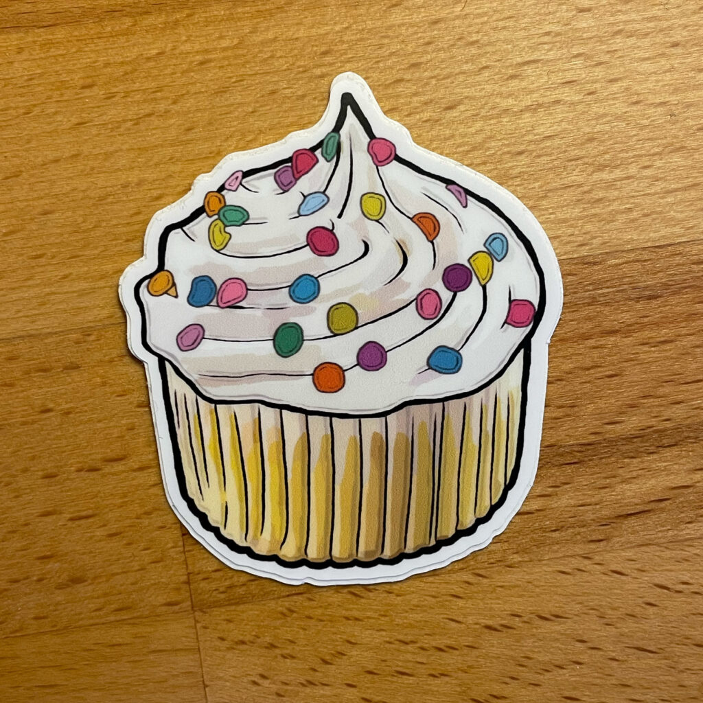 Cupcake Sticker - subPixel - subPixel